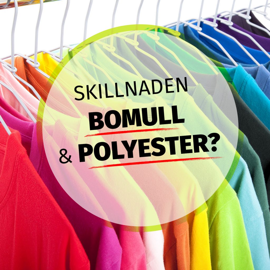 Vad är skillnaden mellan bomull och polyester? - Allt om tryck på ...